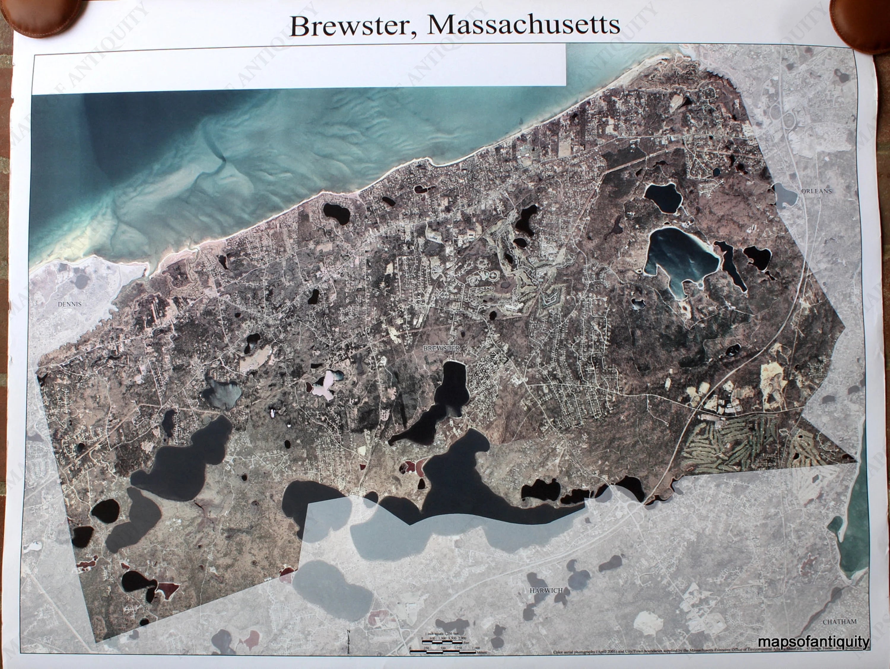 2001 - Brewster Aerial Map 2001 - Reproduction – Maps of Antiquity
