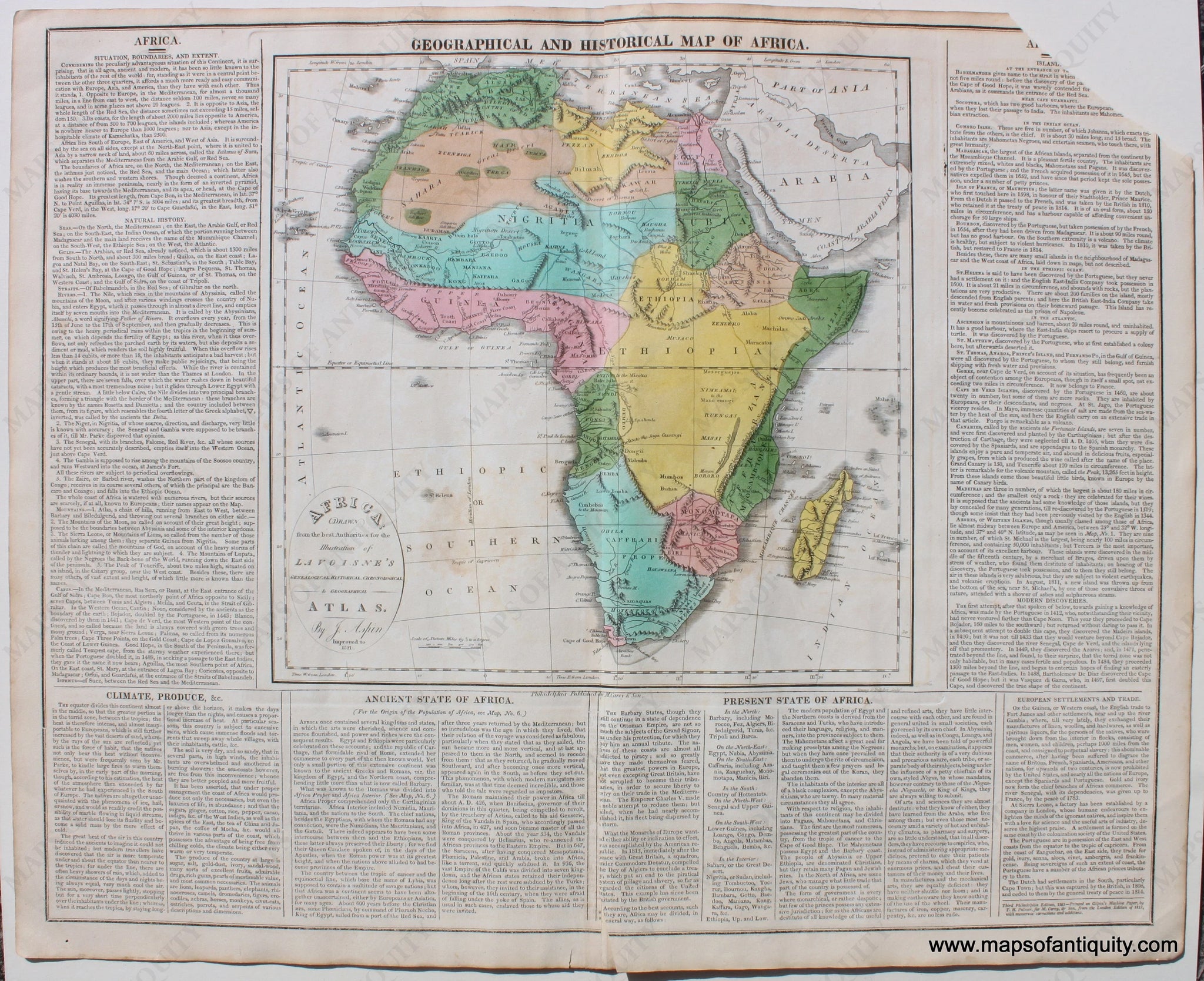 Ancient Maps Of Africa This 1866 Map Of Africa Explains Even More!