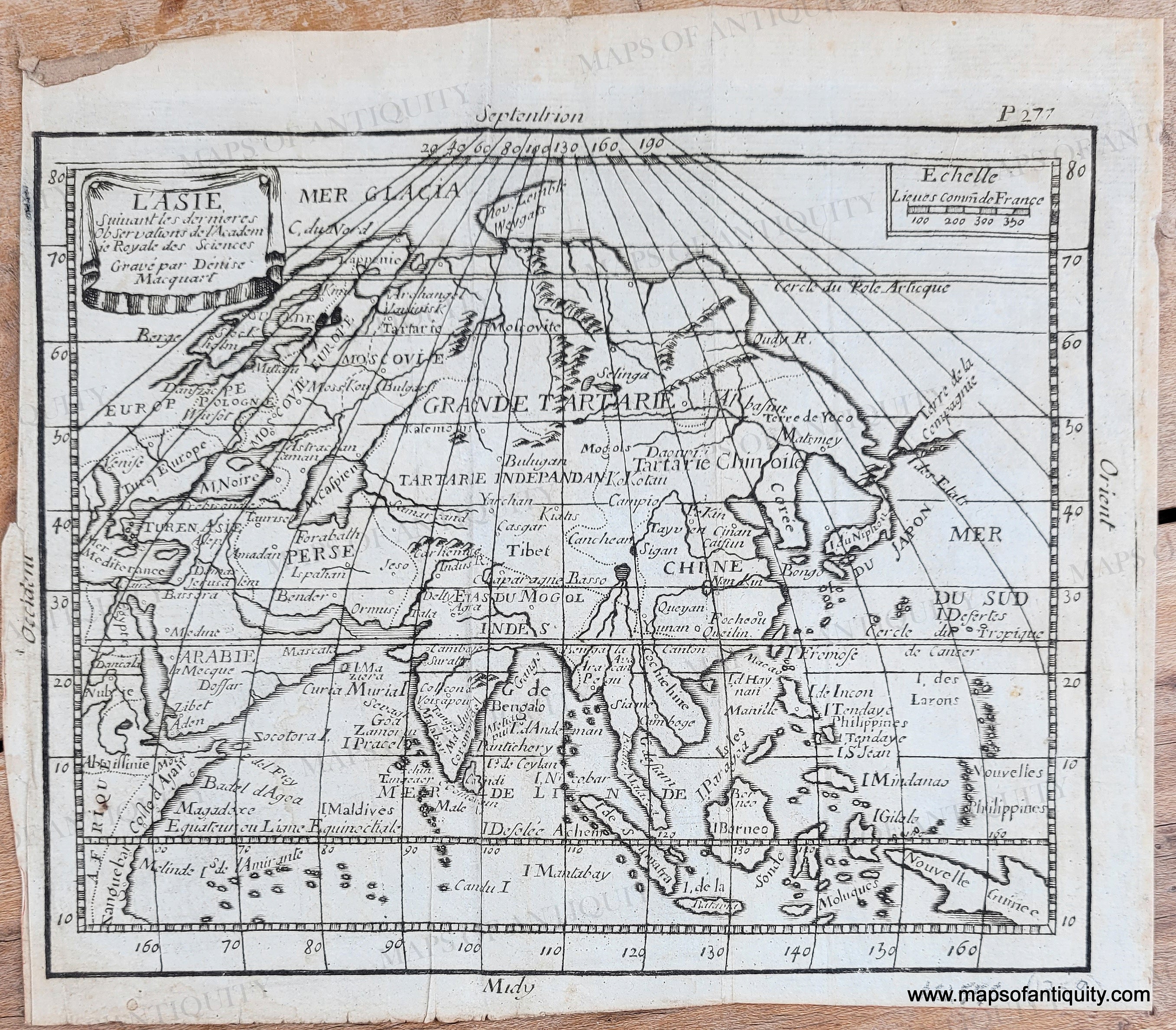 1759 Genuine Antique Map Asia - L'Asie – Maps of Antiquity