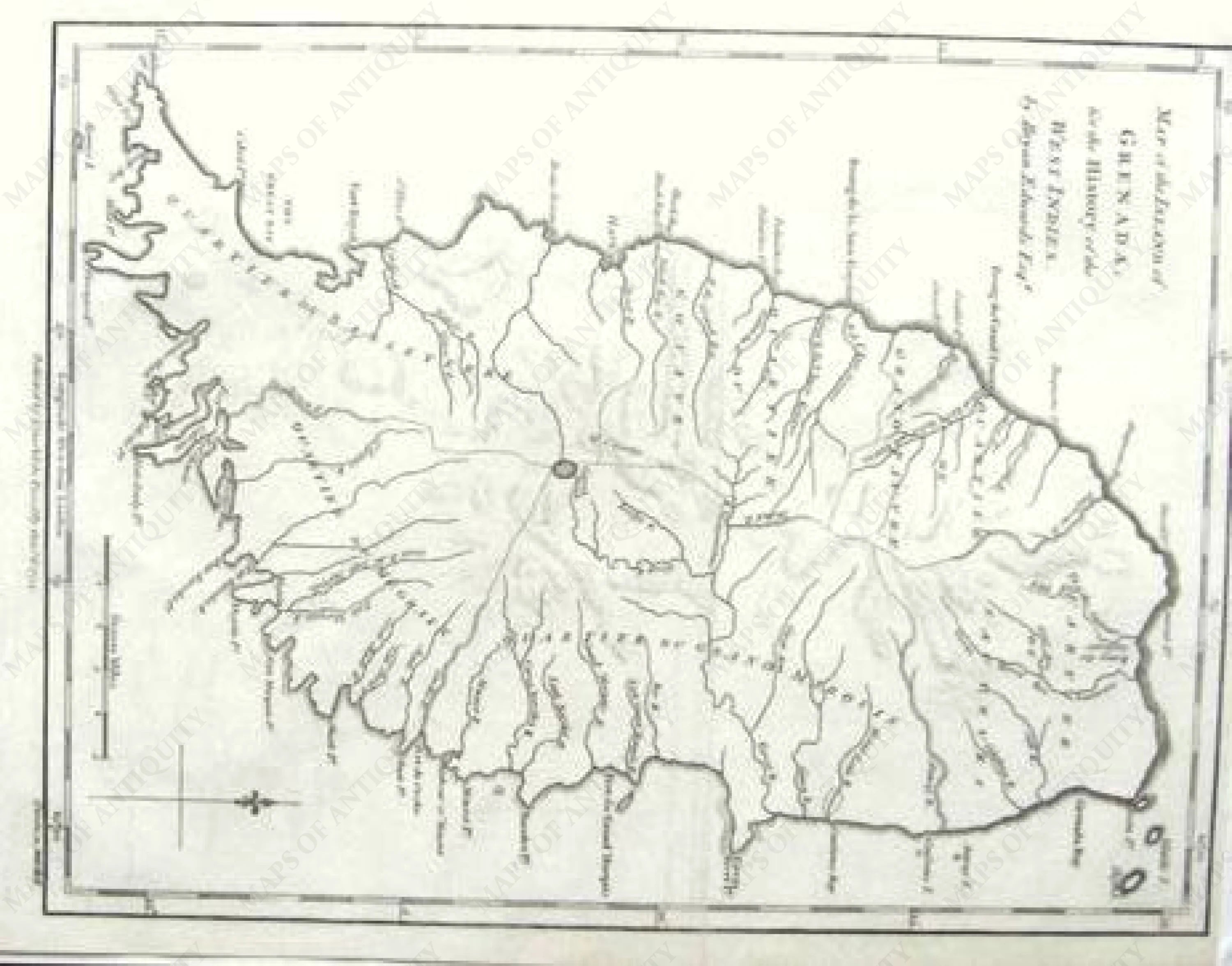 1791 - Map of the Island of Grenada ***SOLD*** - Antique – Maps of ...