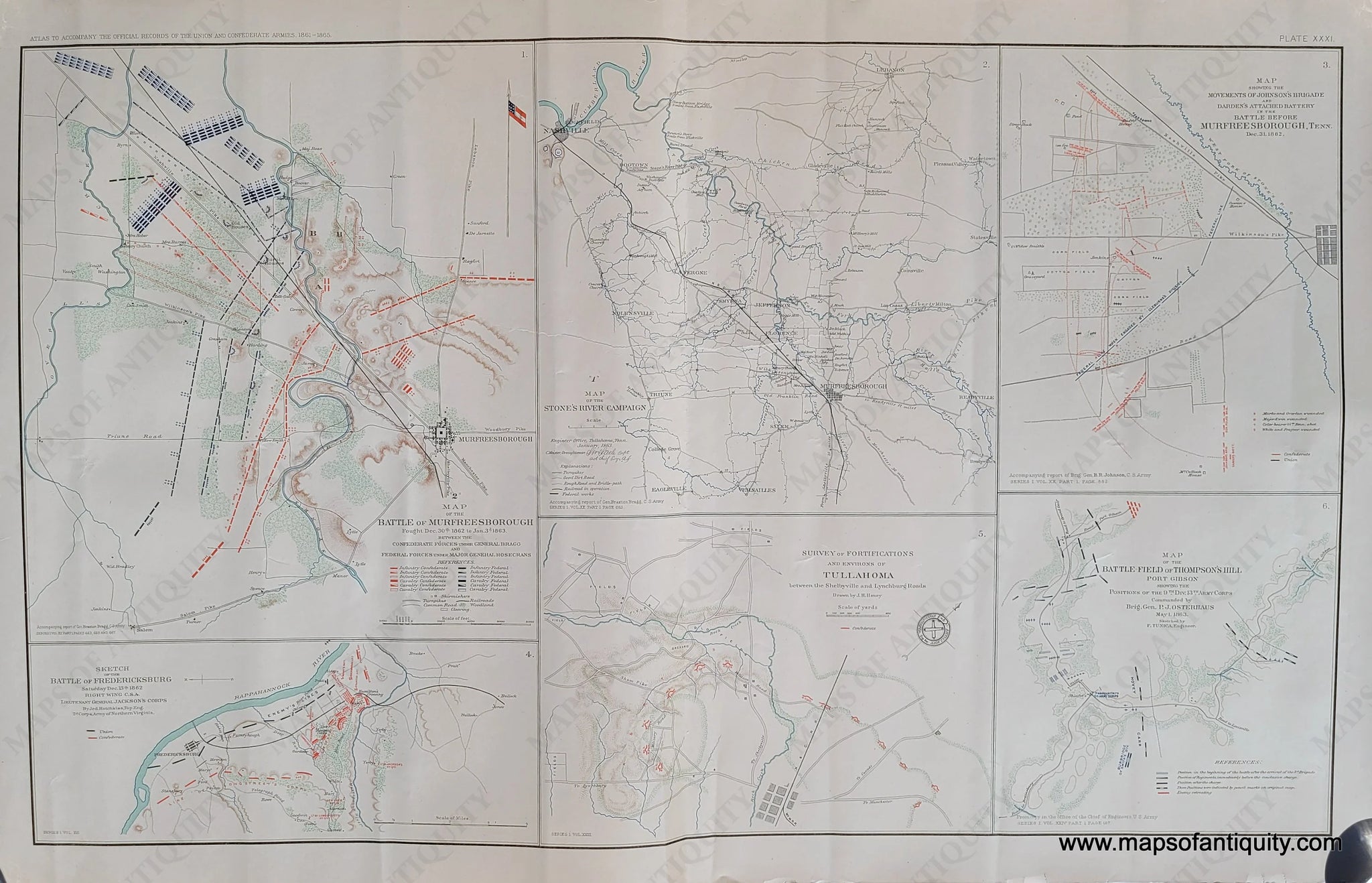 Civil War Battle Maps