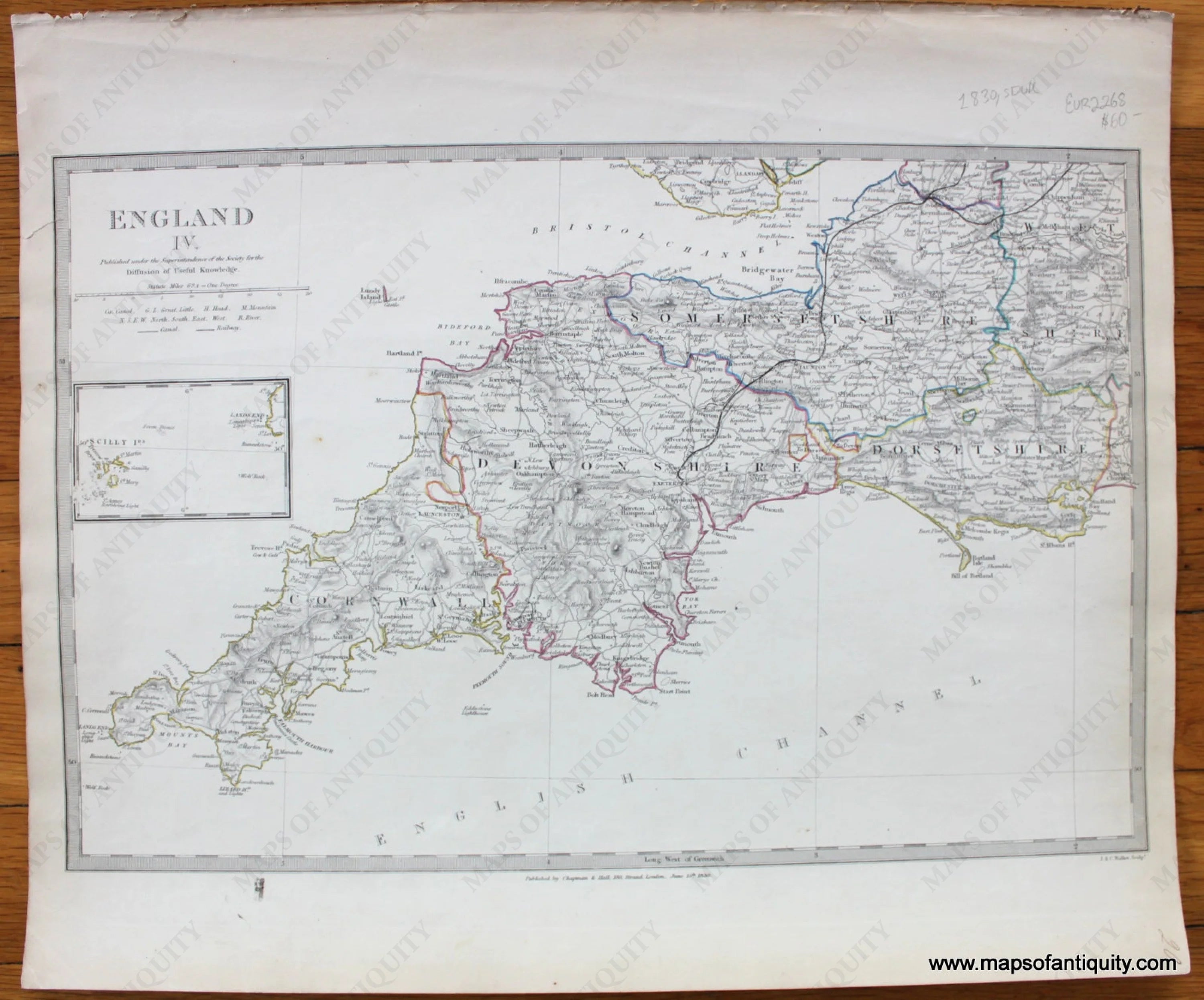 1830 - England IV ***SOLD*** - Antique Map – Maps of Antiquity