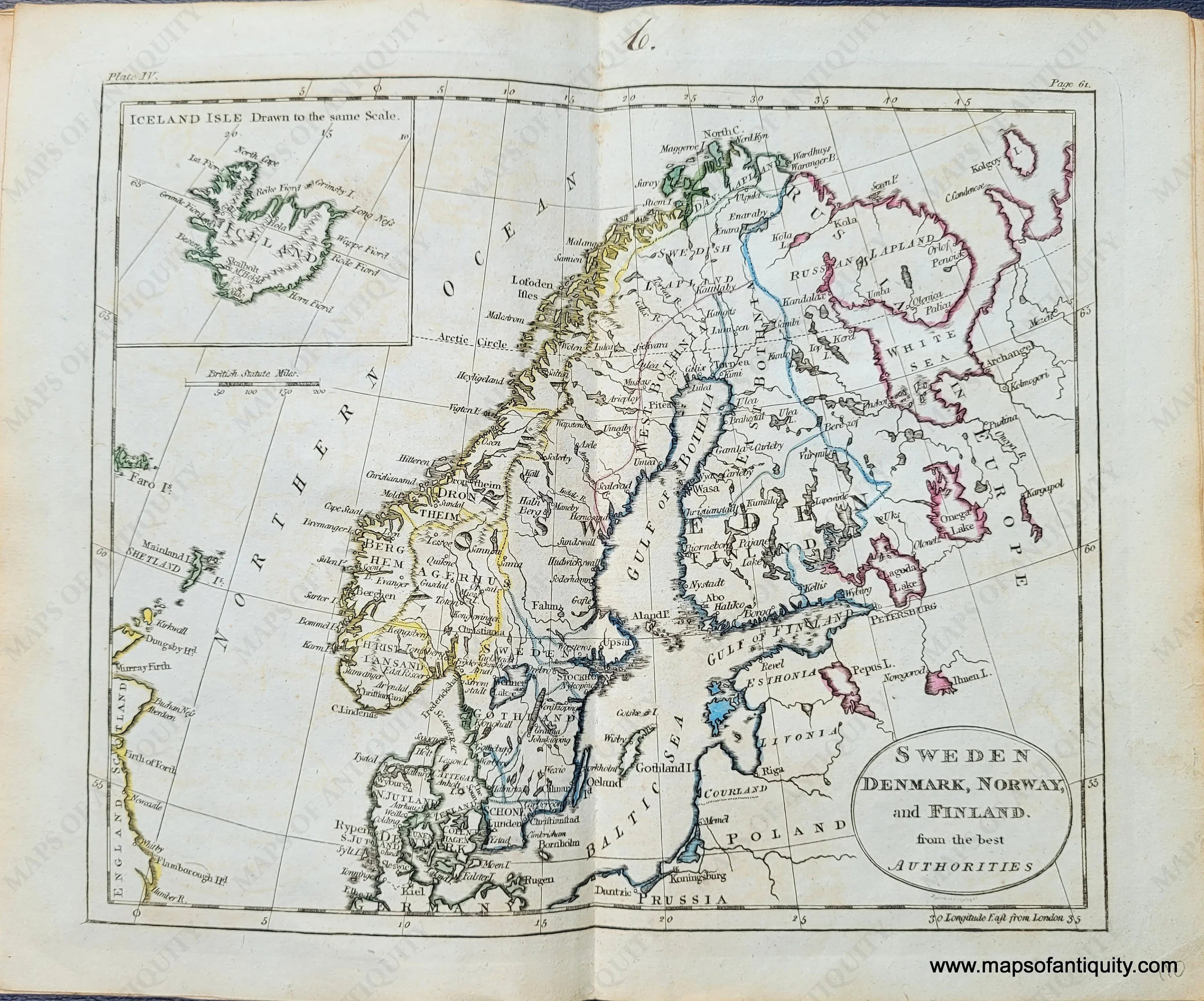 1800 - Sweden, Denmark, Norway, and Finland from the best Authorities ...