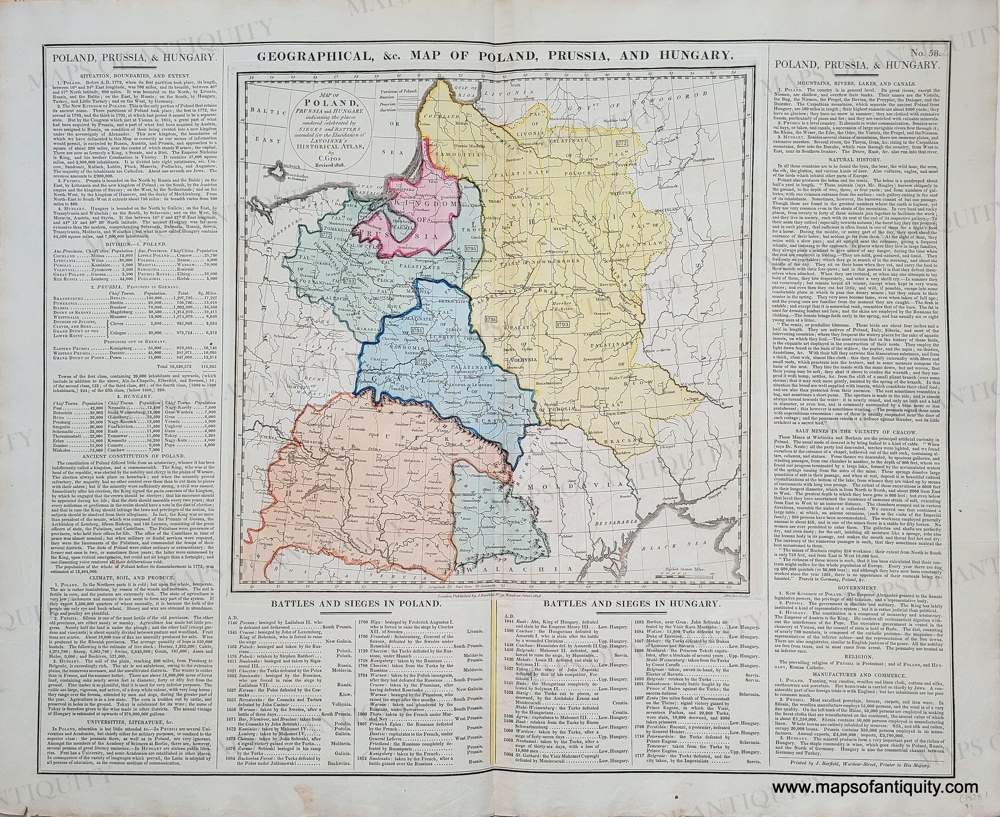 Map Of Poland 1800