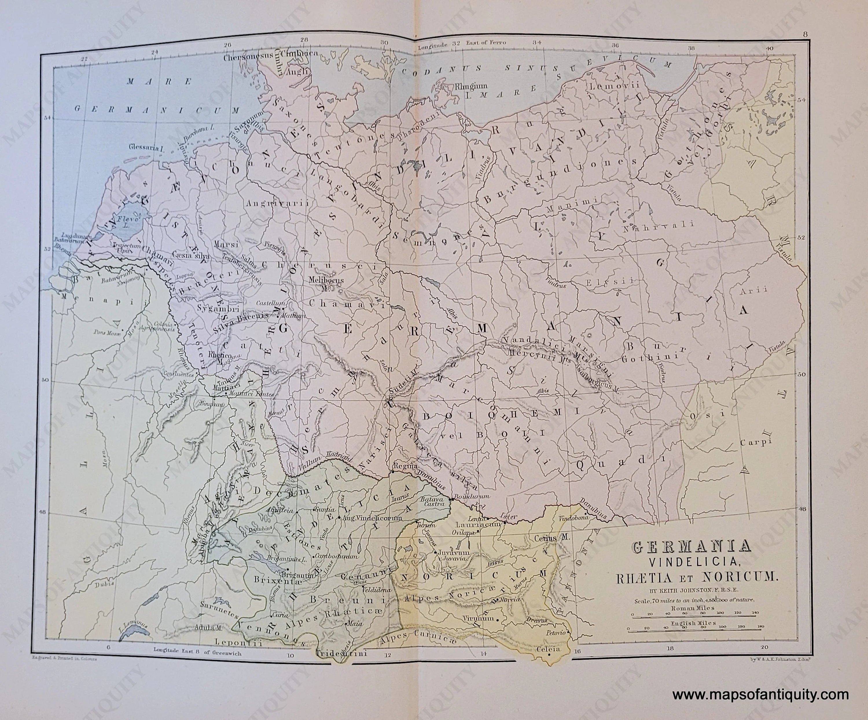 1910 - Germania, Vindelicia, Rhaetia et Noricum (Germany and Poland ...