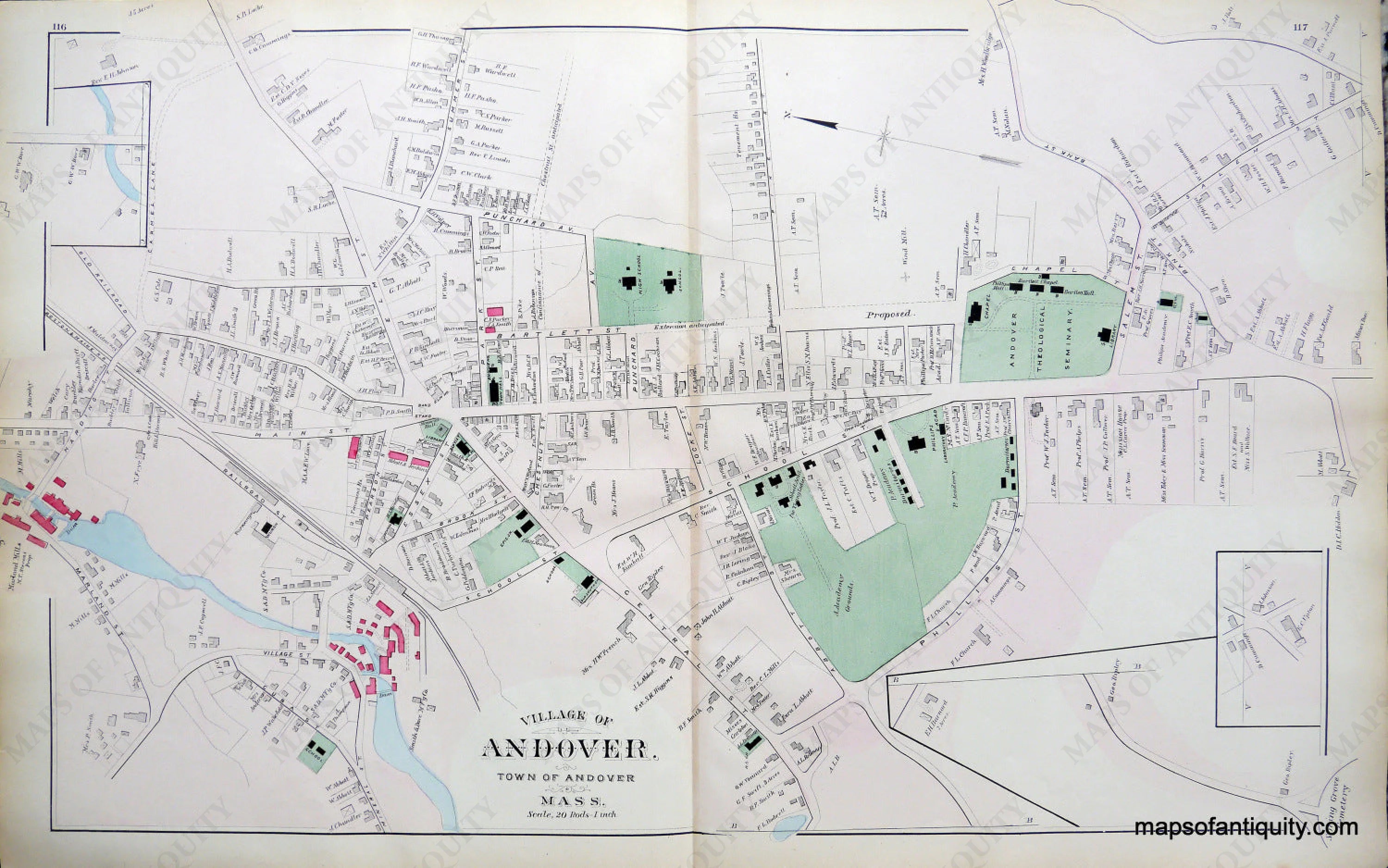 1884 - Villages of Andover and Georgetown, Town of Georgetown, Massach ...
