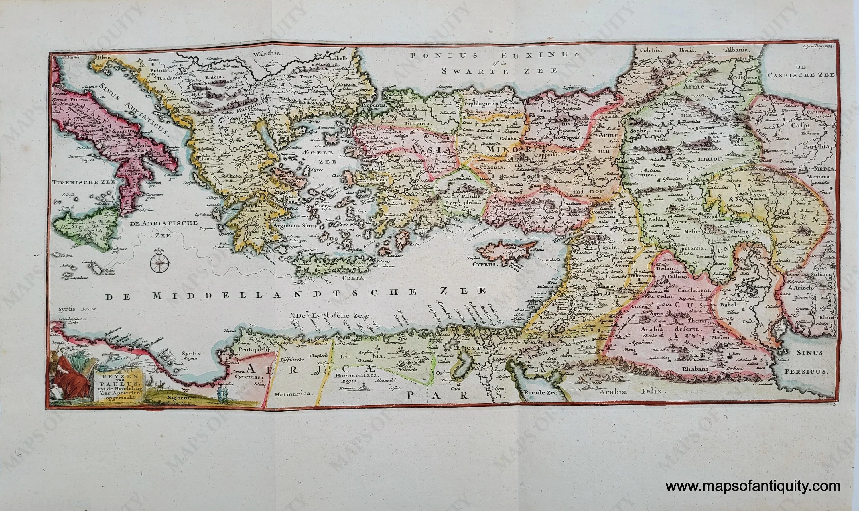 c. 1730 - "The Travels of Paul" De Reyzen van Paulus, uyt de Handeling ...