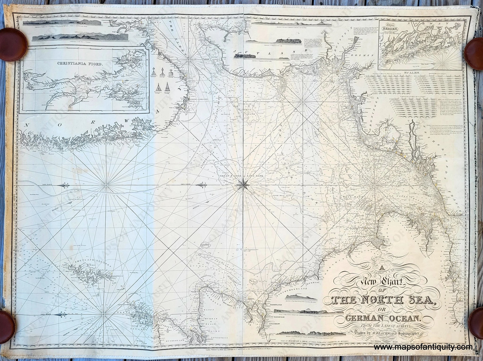 Antique Nautical Charts Nautical Charts Of Florida, FL 1780