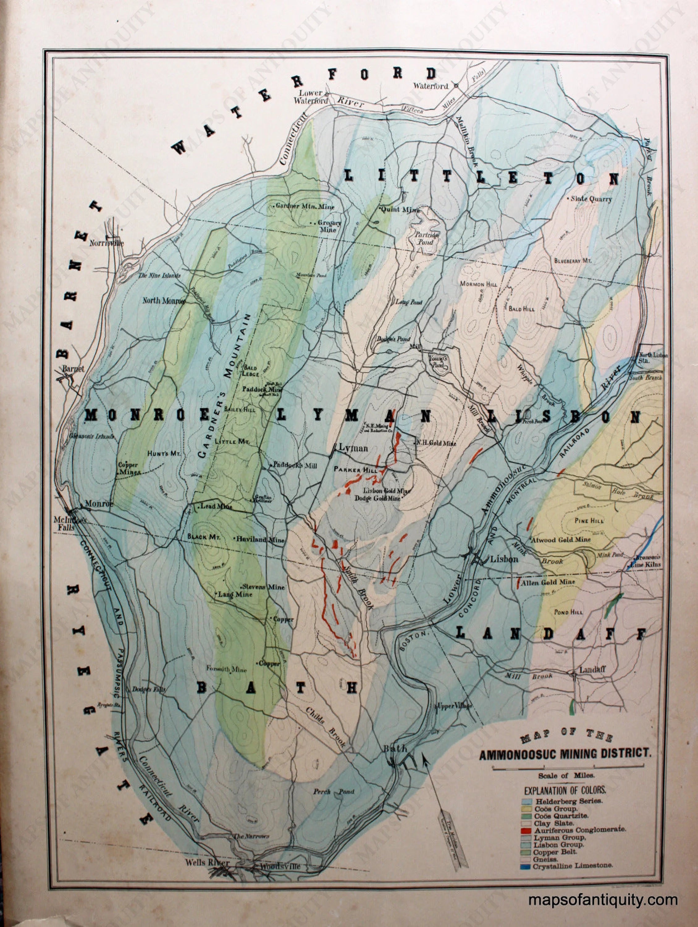 Mining Map Of West Tennessee