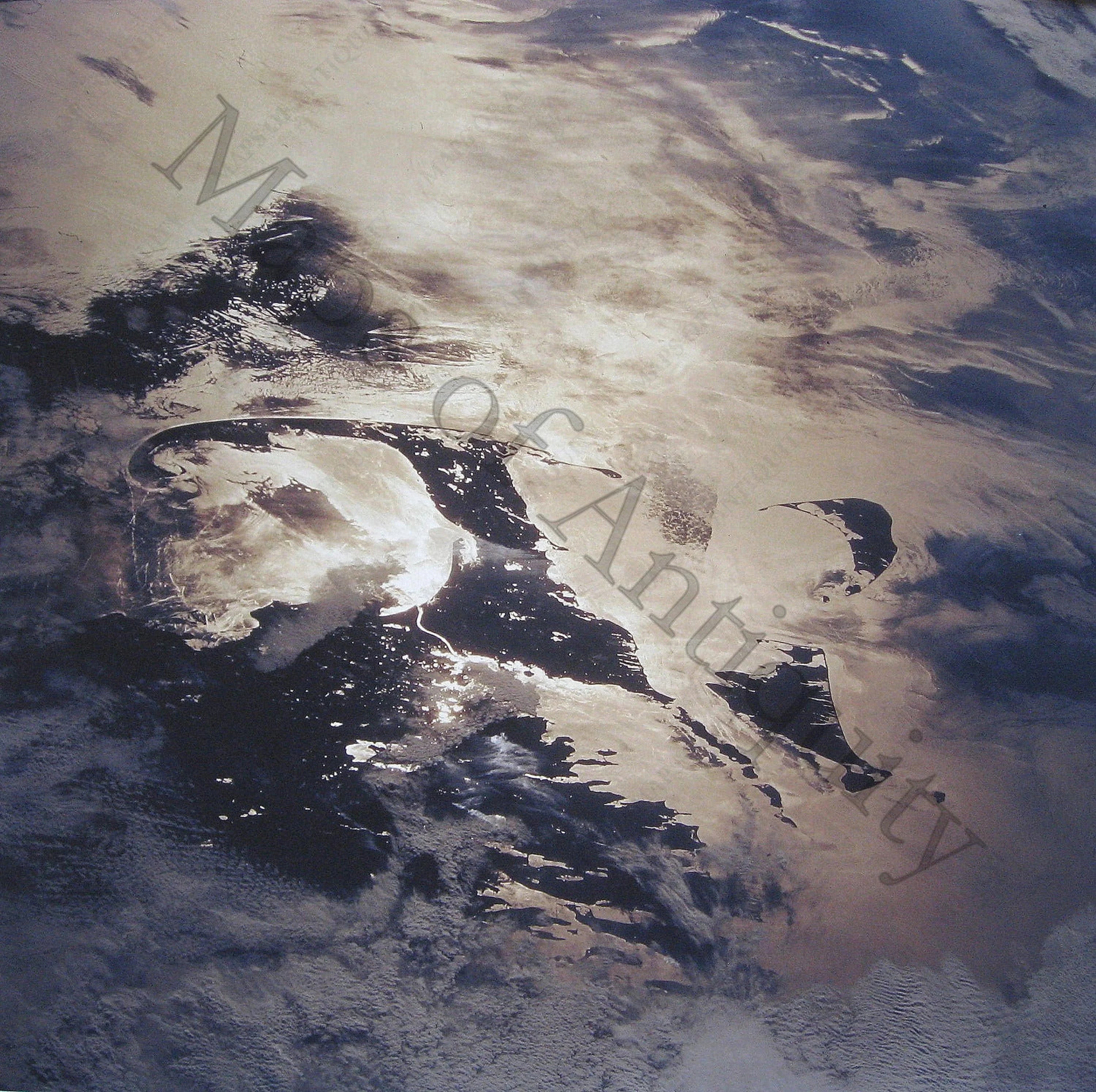 Cape Cod Satellite Image - Reproduction - – Maps of Antiquity