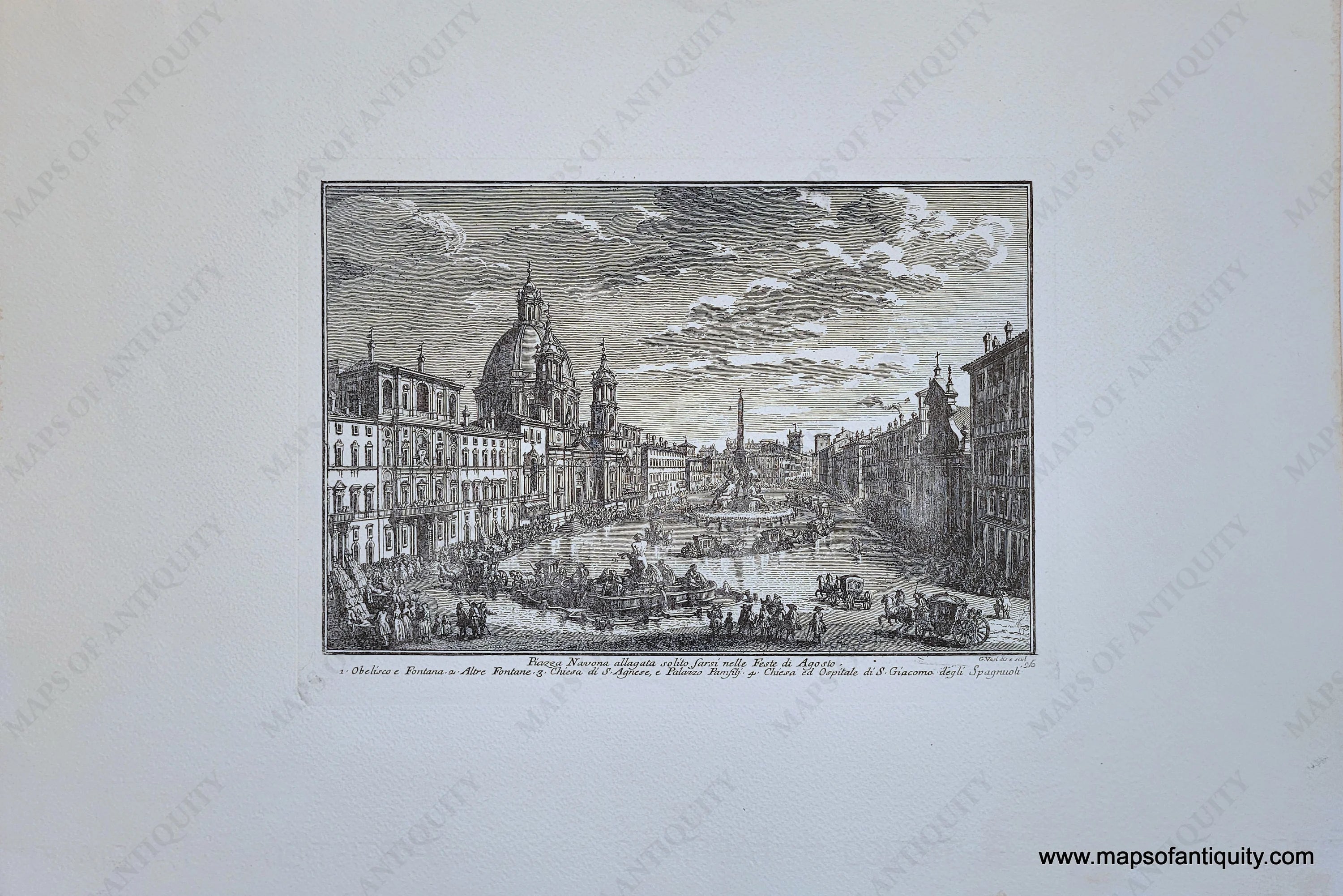 Reproduction Print Rome Italy – Maps of Antiquity
