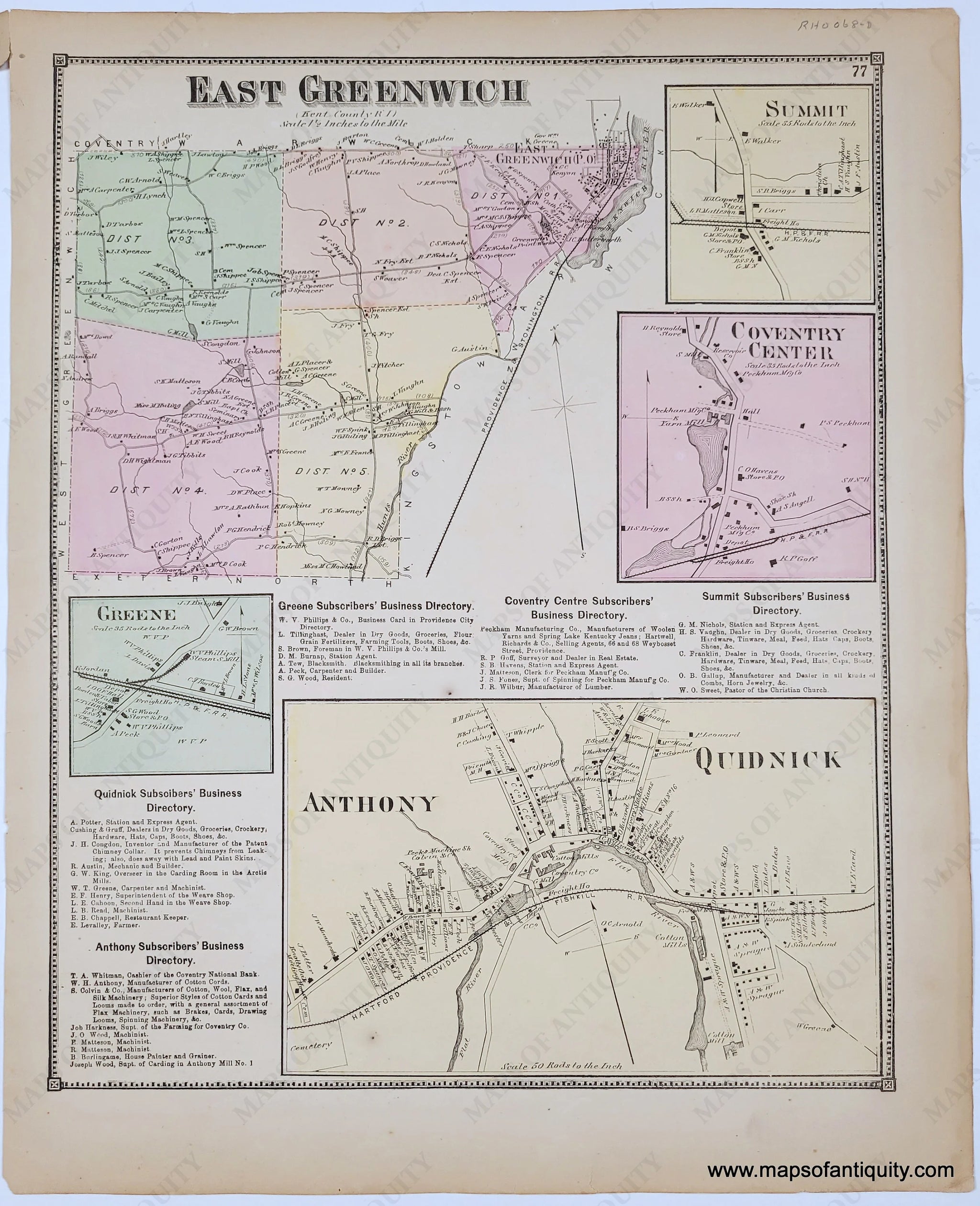 Rhode Island Towns And Counties Rhode Island County City Map Vector