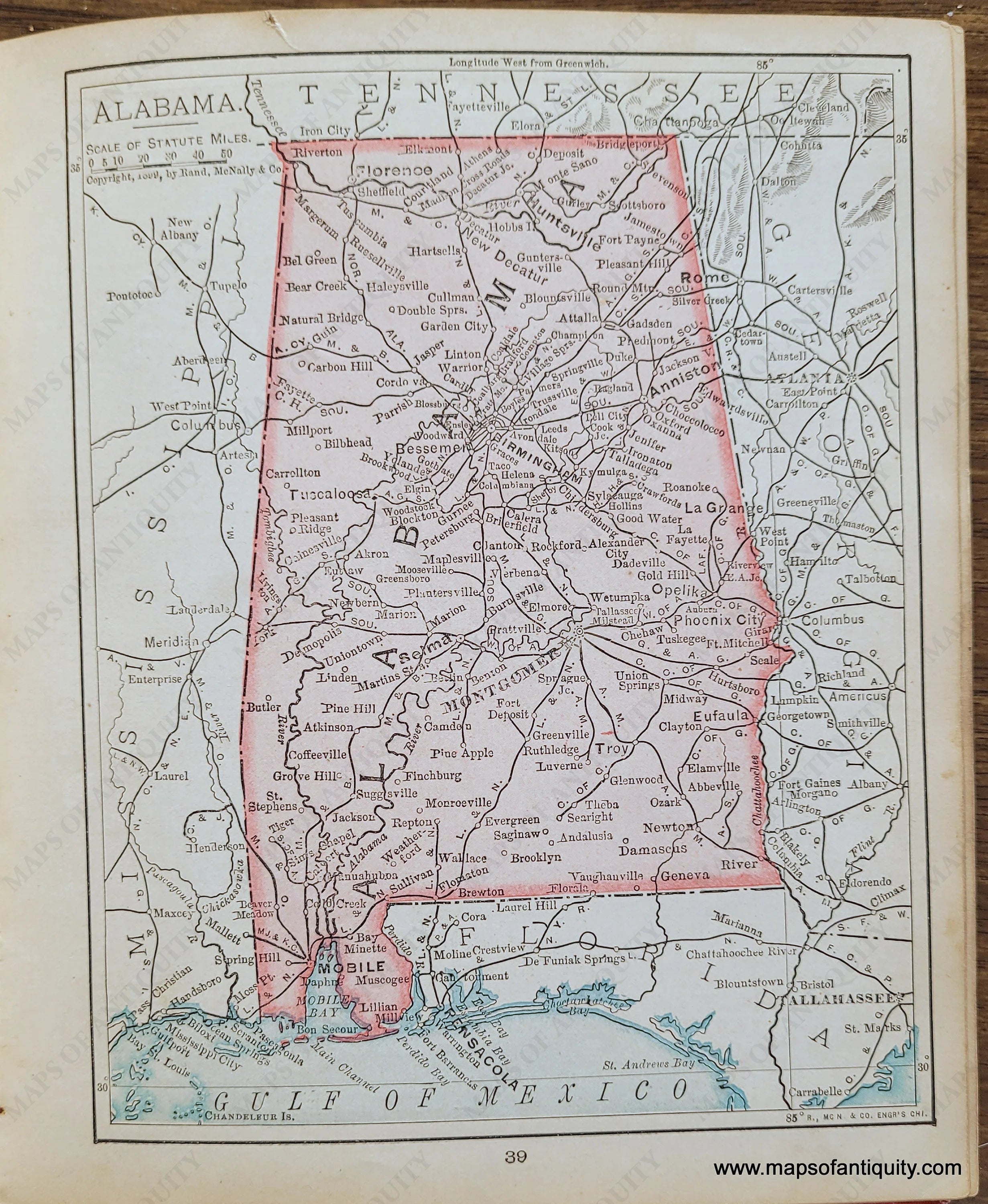 Old Maps Of North Alabama