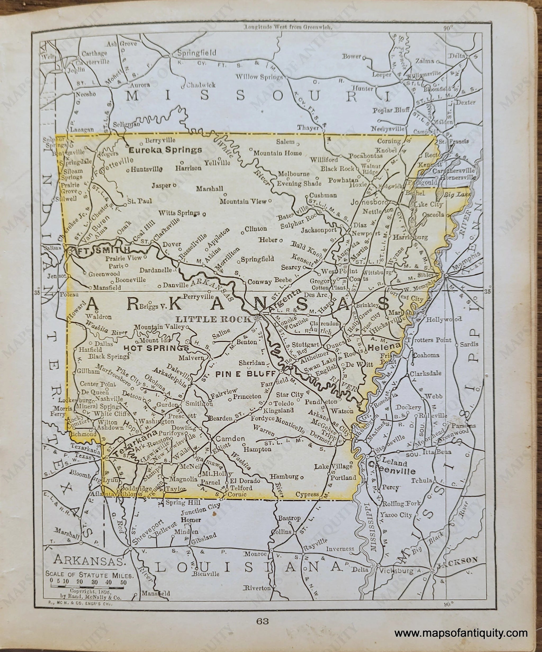 Historic Maps Of Arkansas