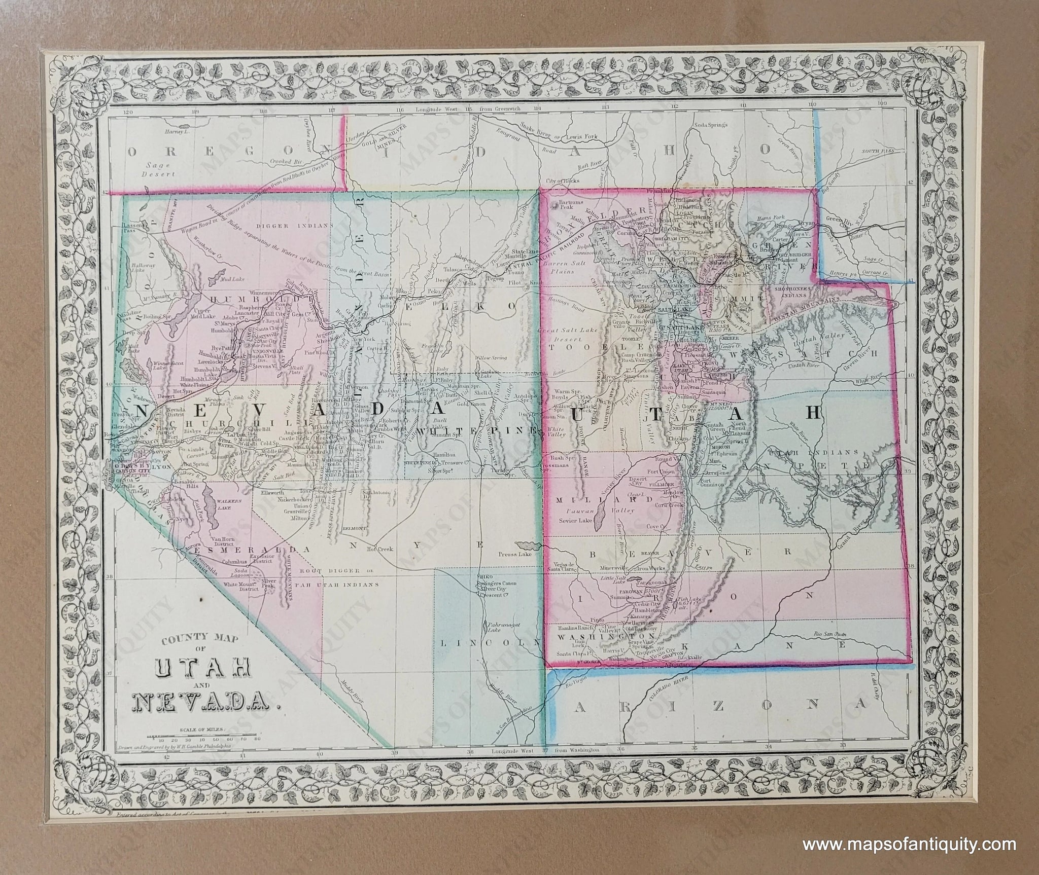 Were The United States Map Of Nevada Nevada On Isolated Map Of United