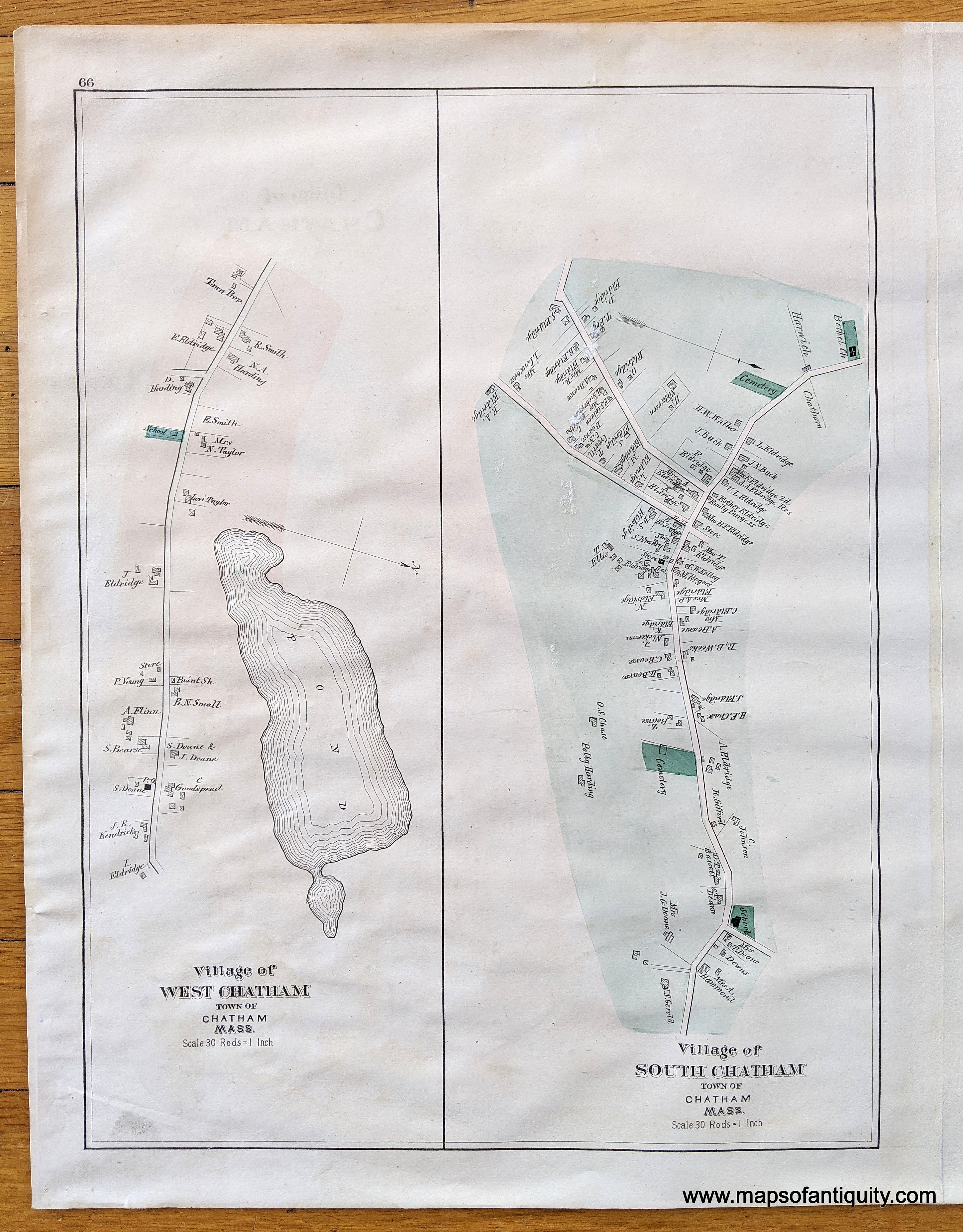 1880 - Village of South Chatham, Village of West Chatham p. 66 (MA ...
